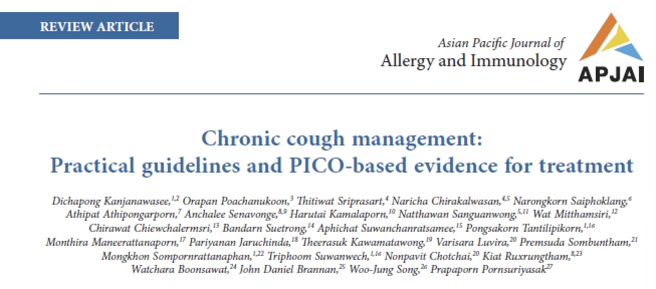 AP-191124-1974 Chronic cough management-Practical guidelines and PICO ...